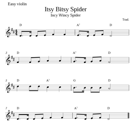 20 Easy Violin Songs for Kids - Toronto Arts Academy