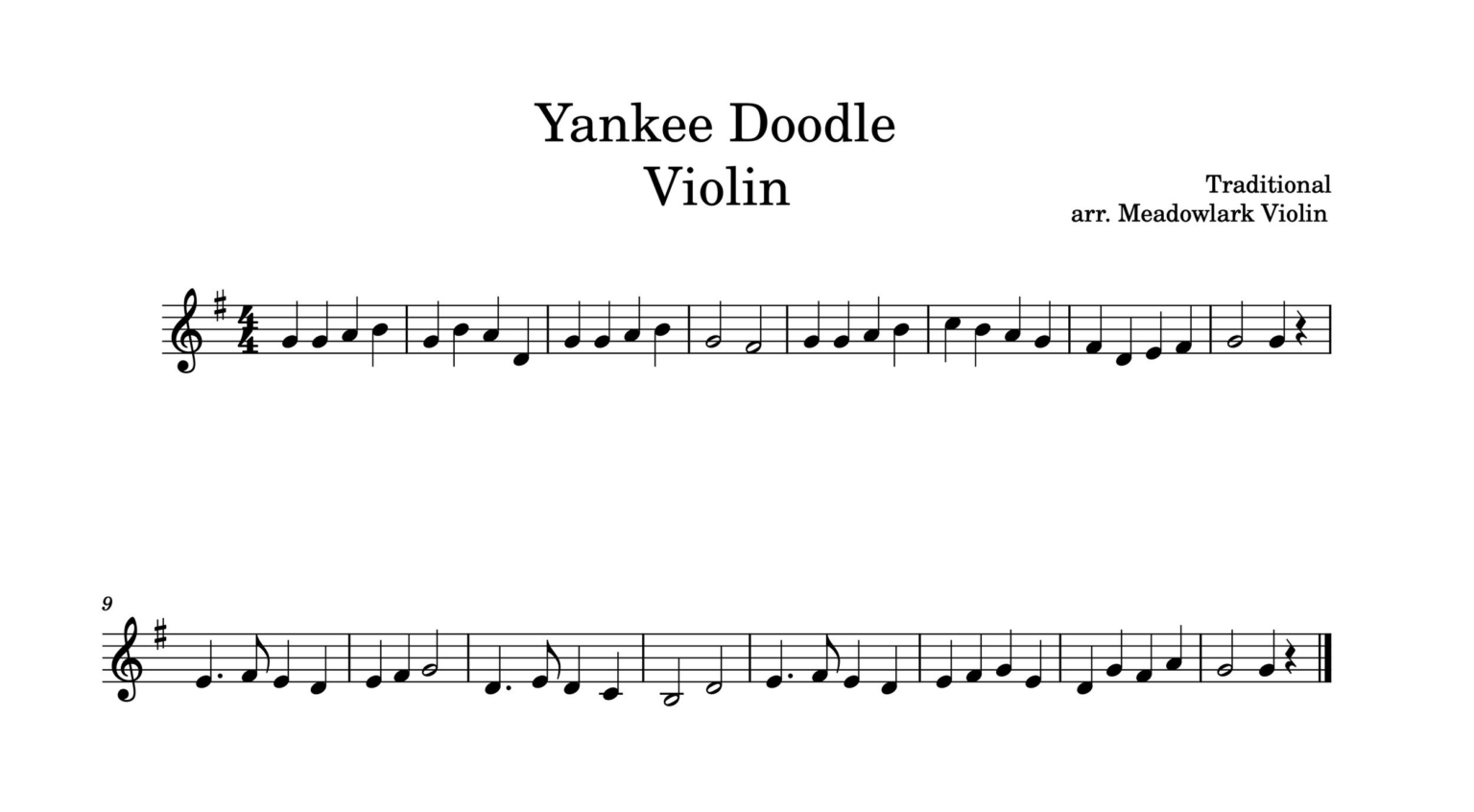 20 Easy Violin Songs for Kids - Toronto Arts Academy