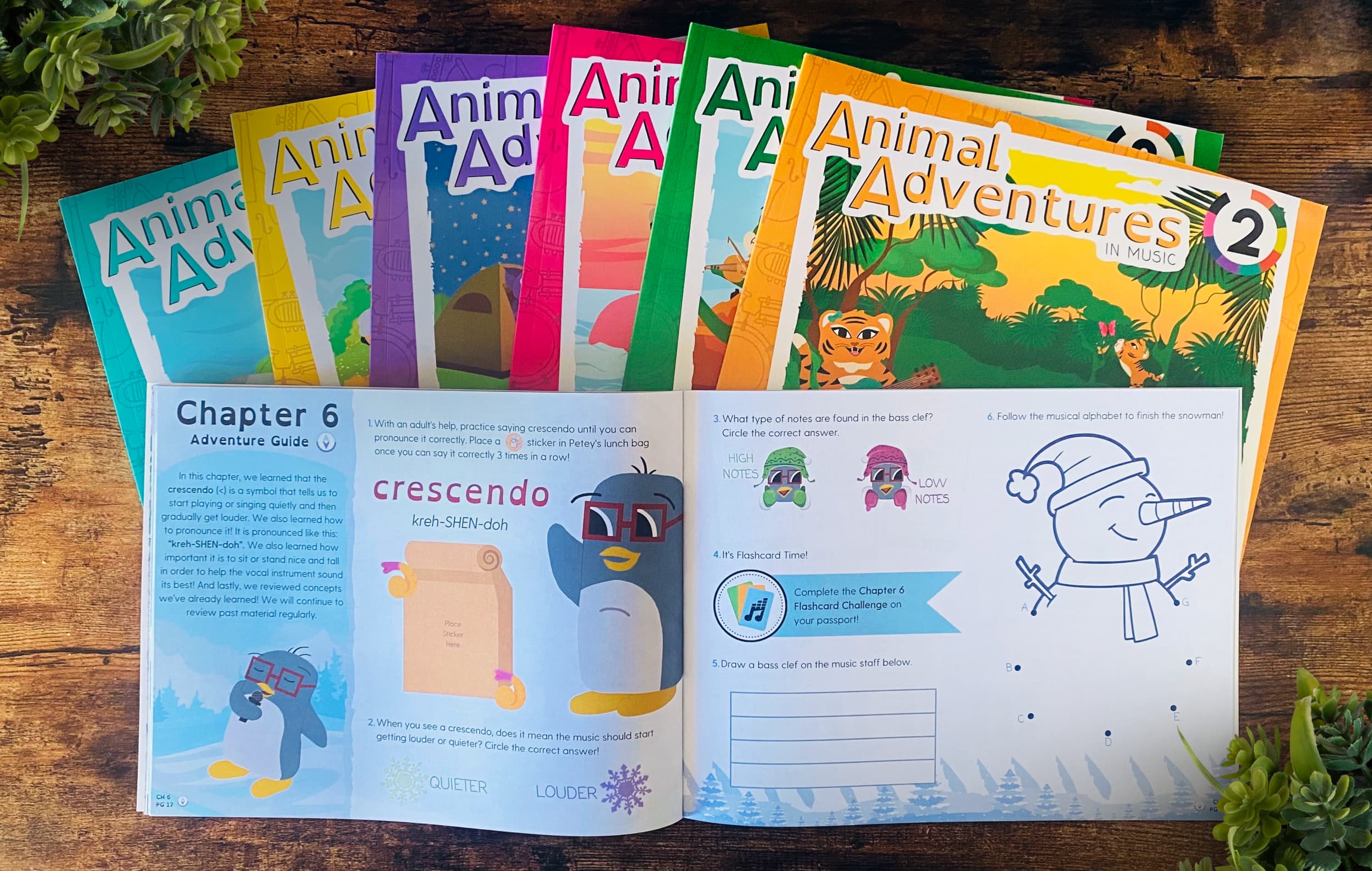 Preschool/Toddler Music Lesson Books | Shop Animal Adventures in Music ...